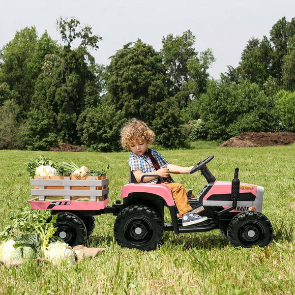 Pink Power Wheels Tractor