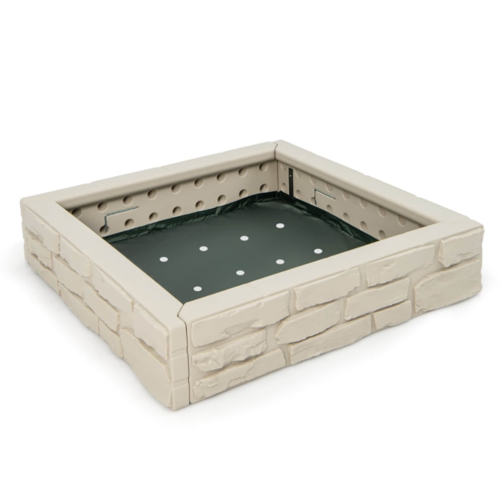CIPACHO 2-In-1 Kids Sandbox with Cover and Bottom Liner, Sand Box Toys ...