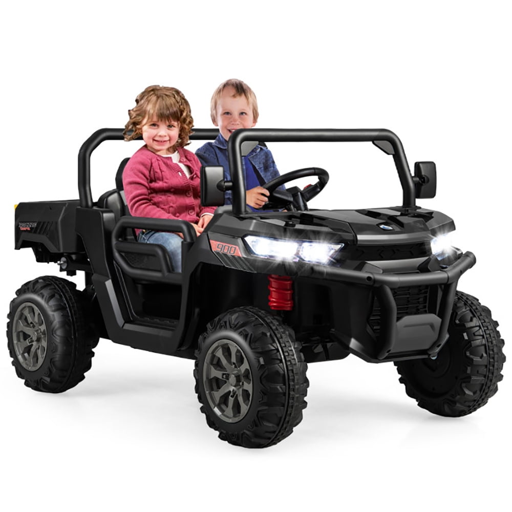 CIPACHO 2-Seater Kids Ride On Dump Truck with Dump Bed and Shovel, Ride ...