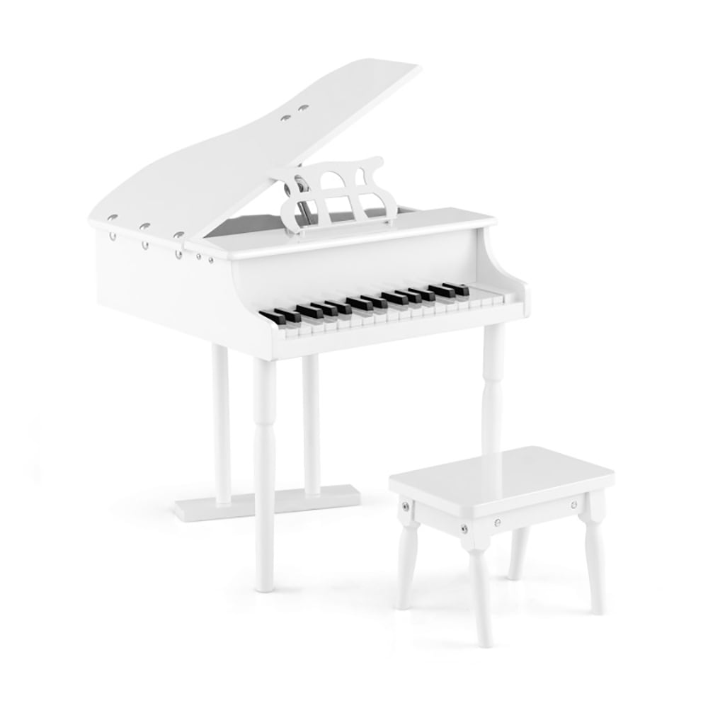 CIPACHO 30-Key Kids Piano Keyboard Toy with Bench Piano Lid and Music ...