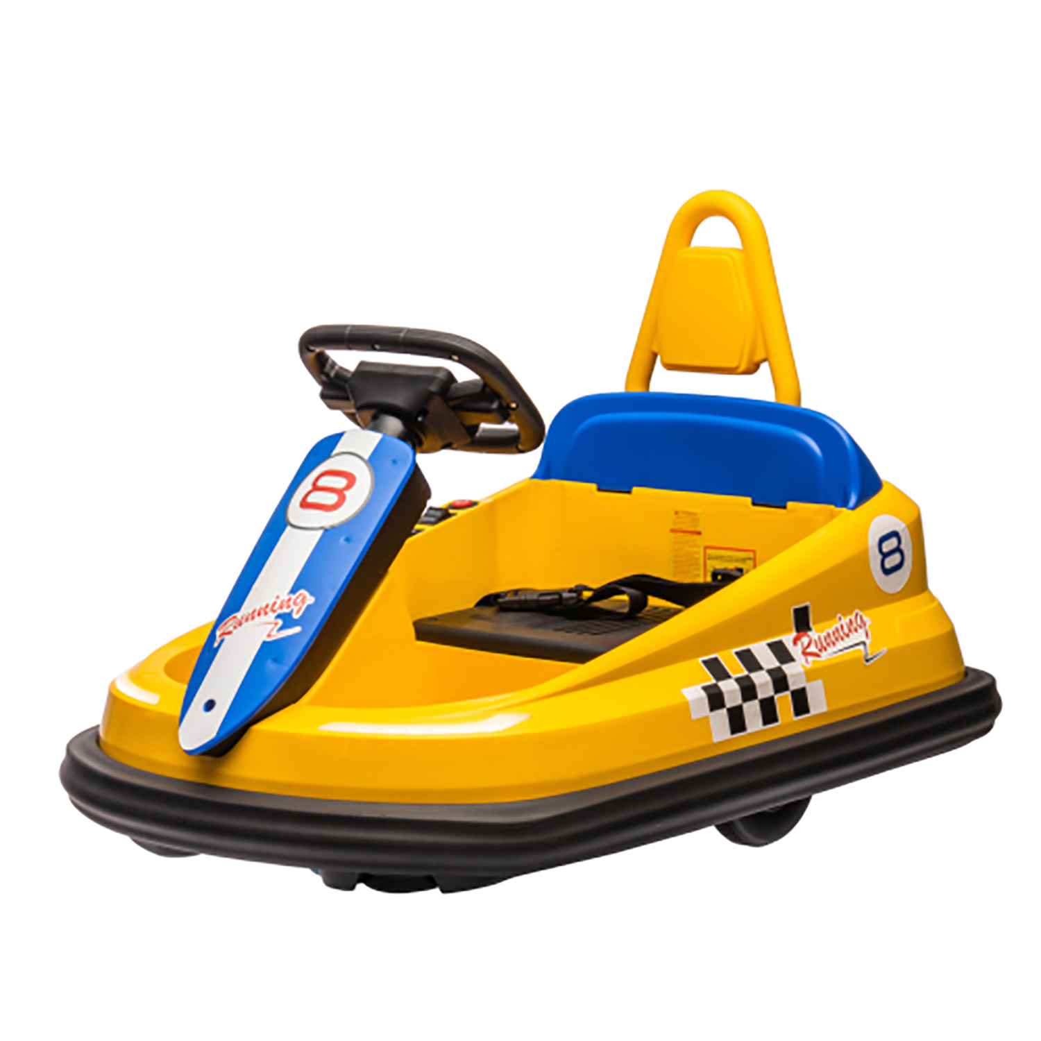CIPACHO 6V Bumper Car, Cars for Toddlers 1-3, Three Speed, Parents ...