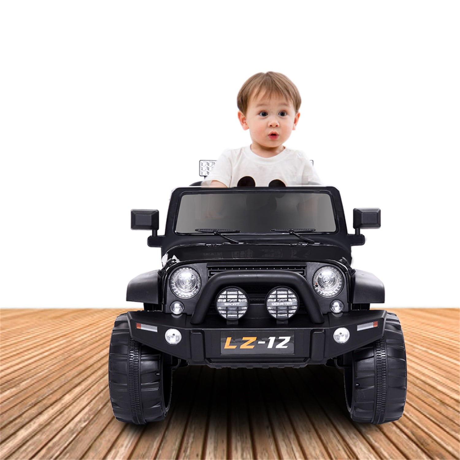 CIPACHO Kids 12V Powered Ride On Jeep, Battery Powered Toy Car with ...