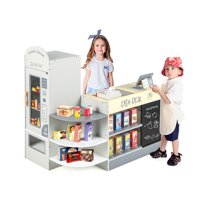 Best Choice Products Kids Pretend Play Grocery Store Wooden Supermarket ...