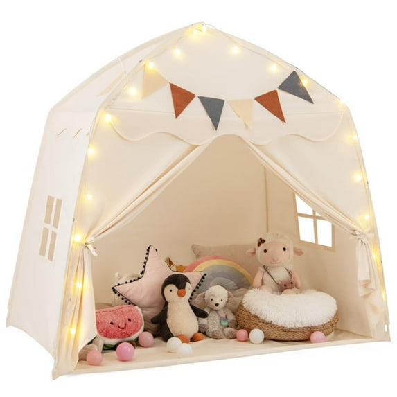 CIPACHO Kids Play Tent Bed Tent with String Lights Extra Large ...
