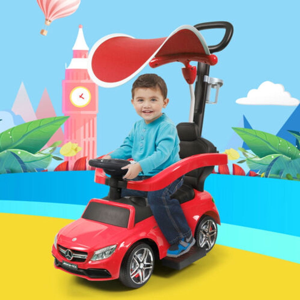 CIPACHO Kids Ride On Push Car, 3 in 1 Convertible Baby Toddler Stroller ...
