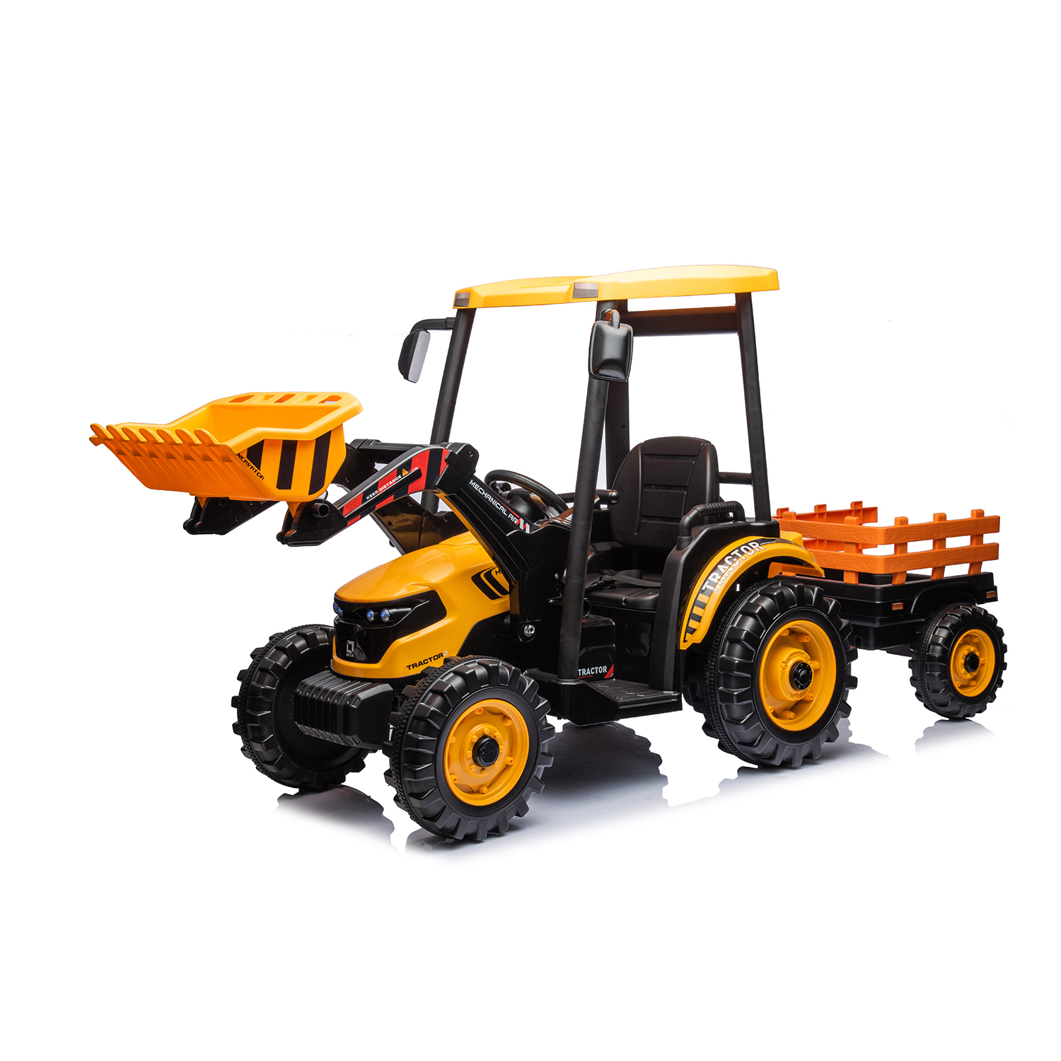 CIPACHO Ride On Tractor, 24 V Powered Construction Vehicles for Kids ...
