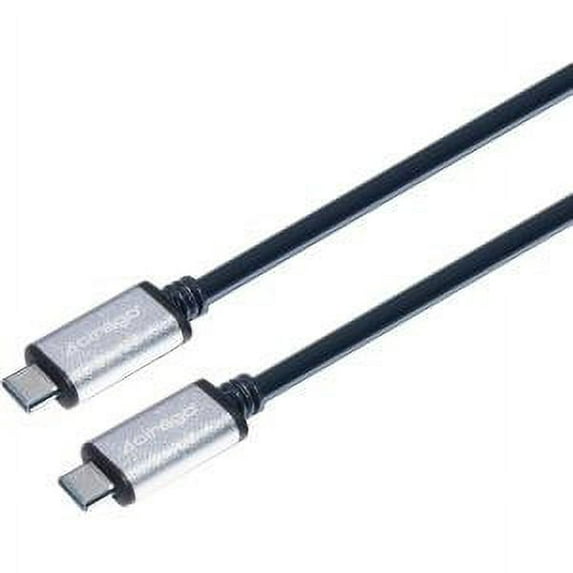 CIRAGO 3FT USB-C TO USB-C CABLE SILVER METALLIC FINISH - Walmart.com