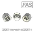 CIRCLE- (10) 5/8-11 Stainless Steel Nylon Insert Lock Nuts Locking Hex ...