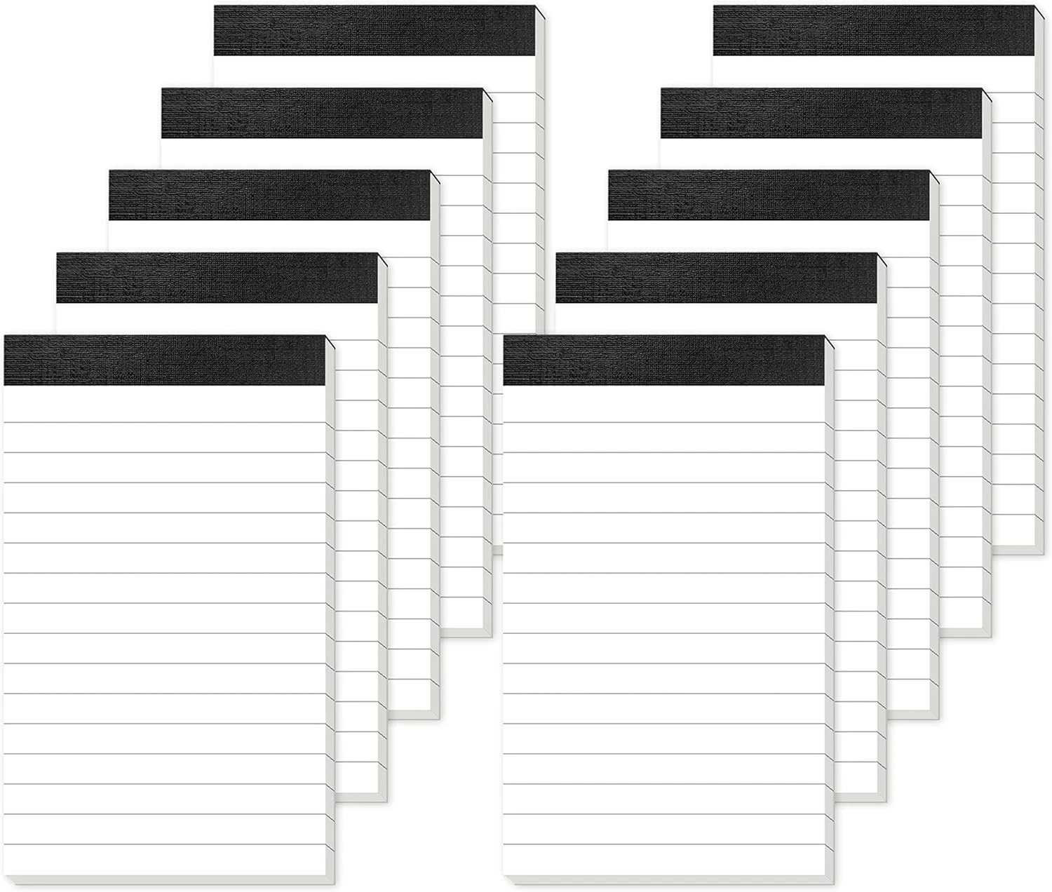 CIRCLE- 10 Pack Small Note Pads 3X5 Lined Writing Mini 3 X 5 Inch ...