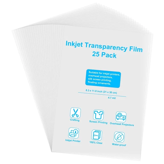 Inkjet Printable Transparency Film