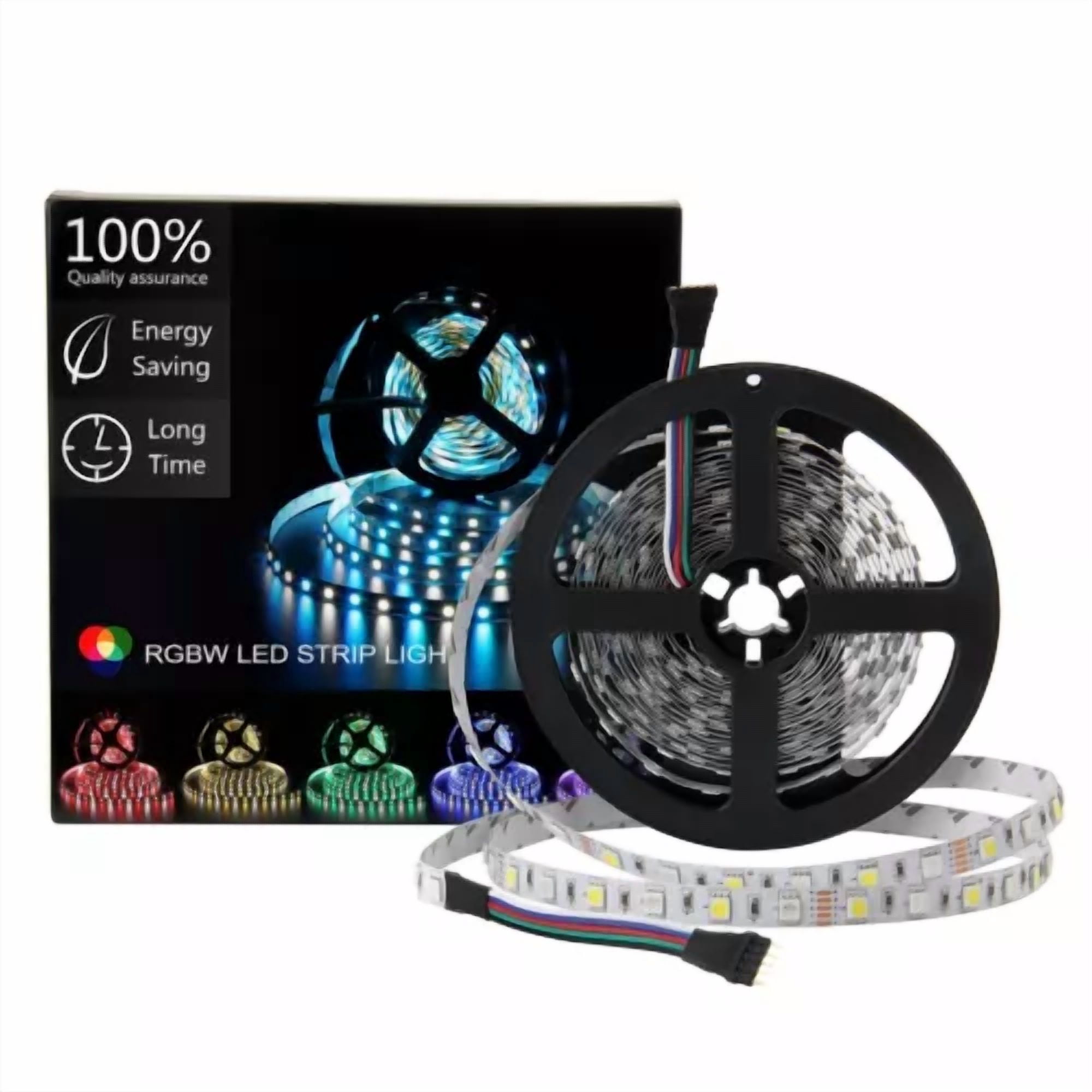 CIRCLE- 5M Rgbw Led Strip Lights Rgb+Cool White Adhesive Light For Home ...