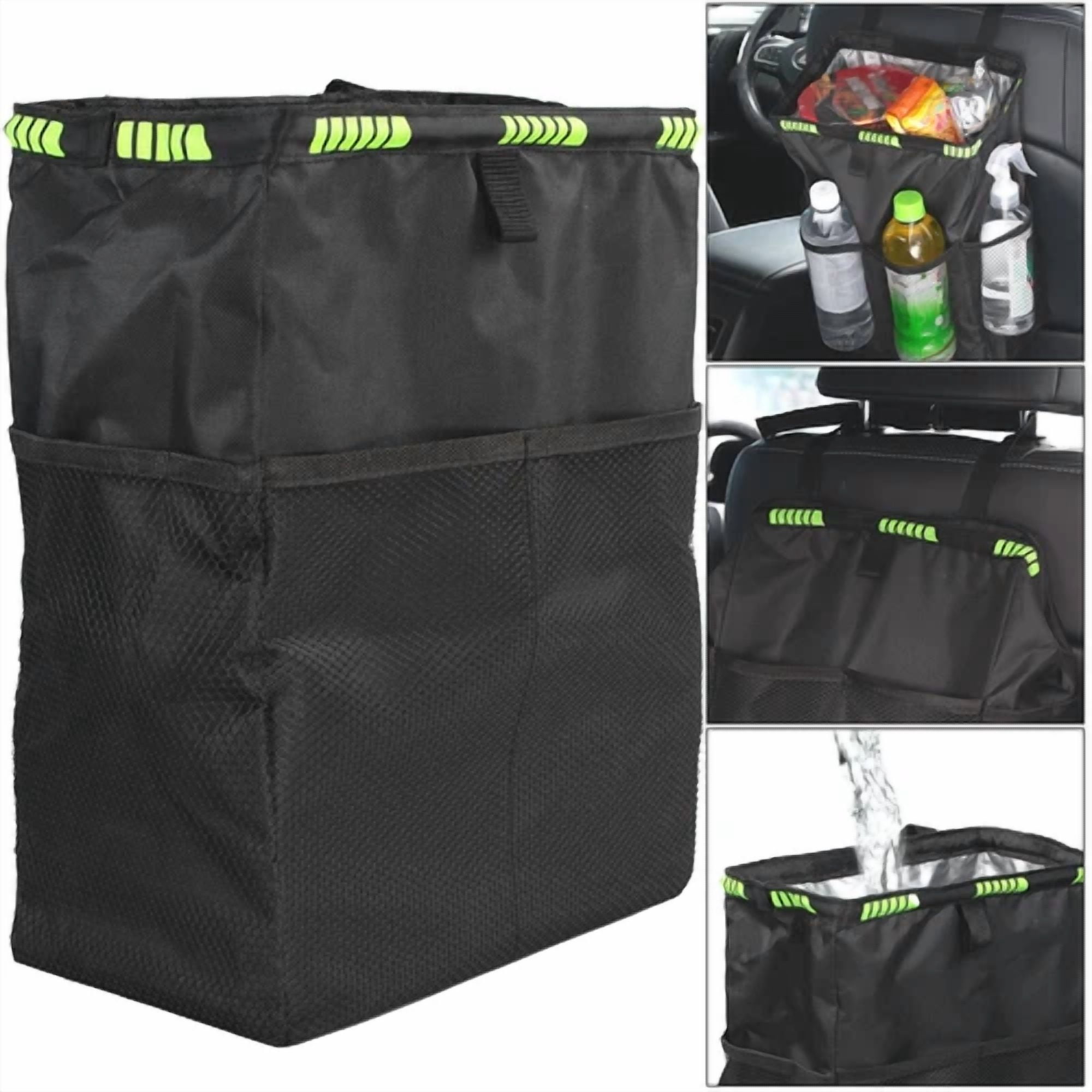 CIRCLE- Car Waterproof Trash Can Litter Bin Garbage Bag Waste Storage ...