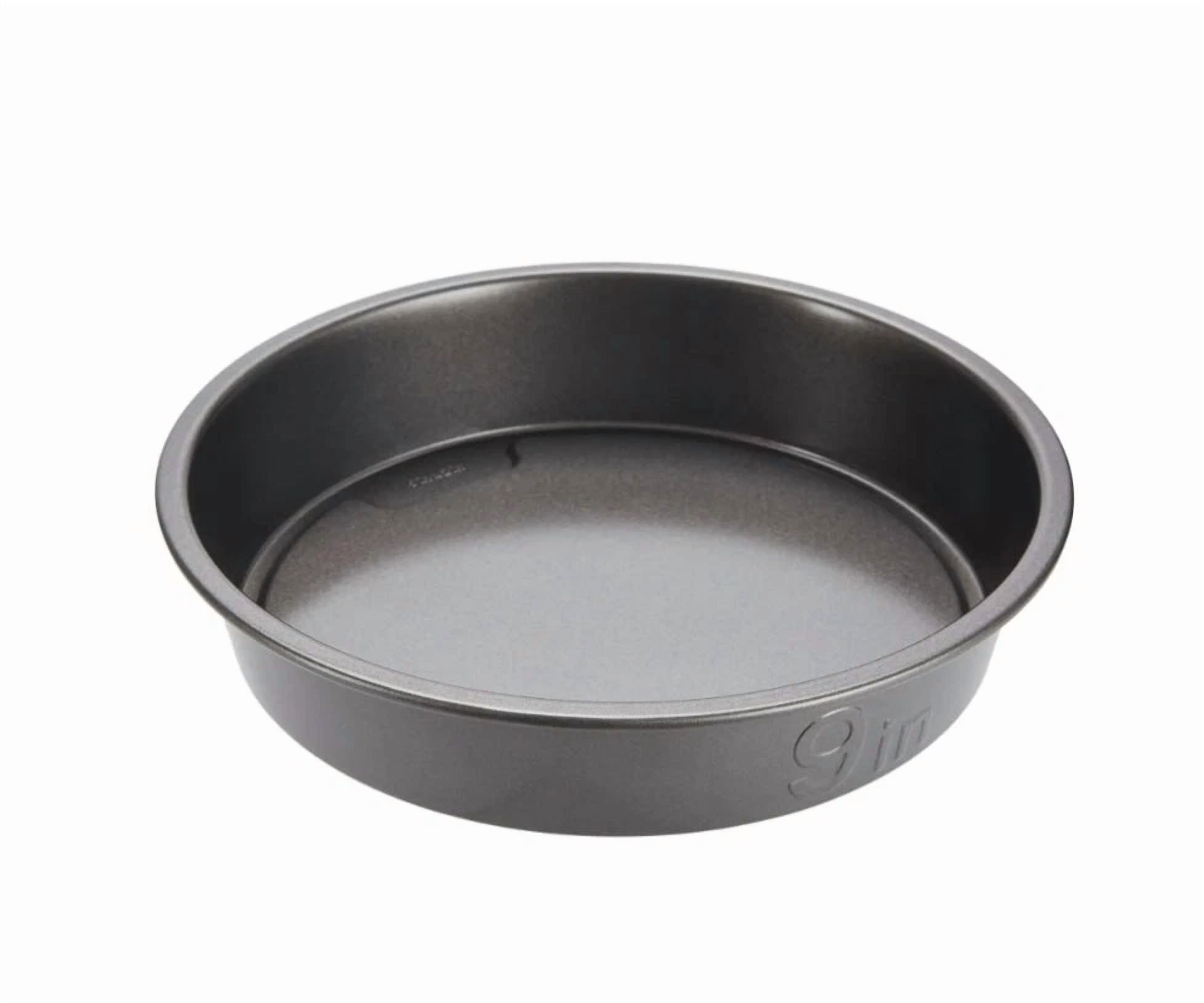 CIRCLE- Goodcook Pro Nonstick Steel Round Cake Pan, 9", Gray - Walmart.com