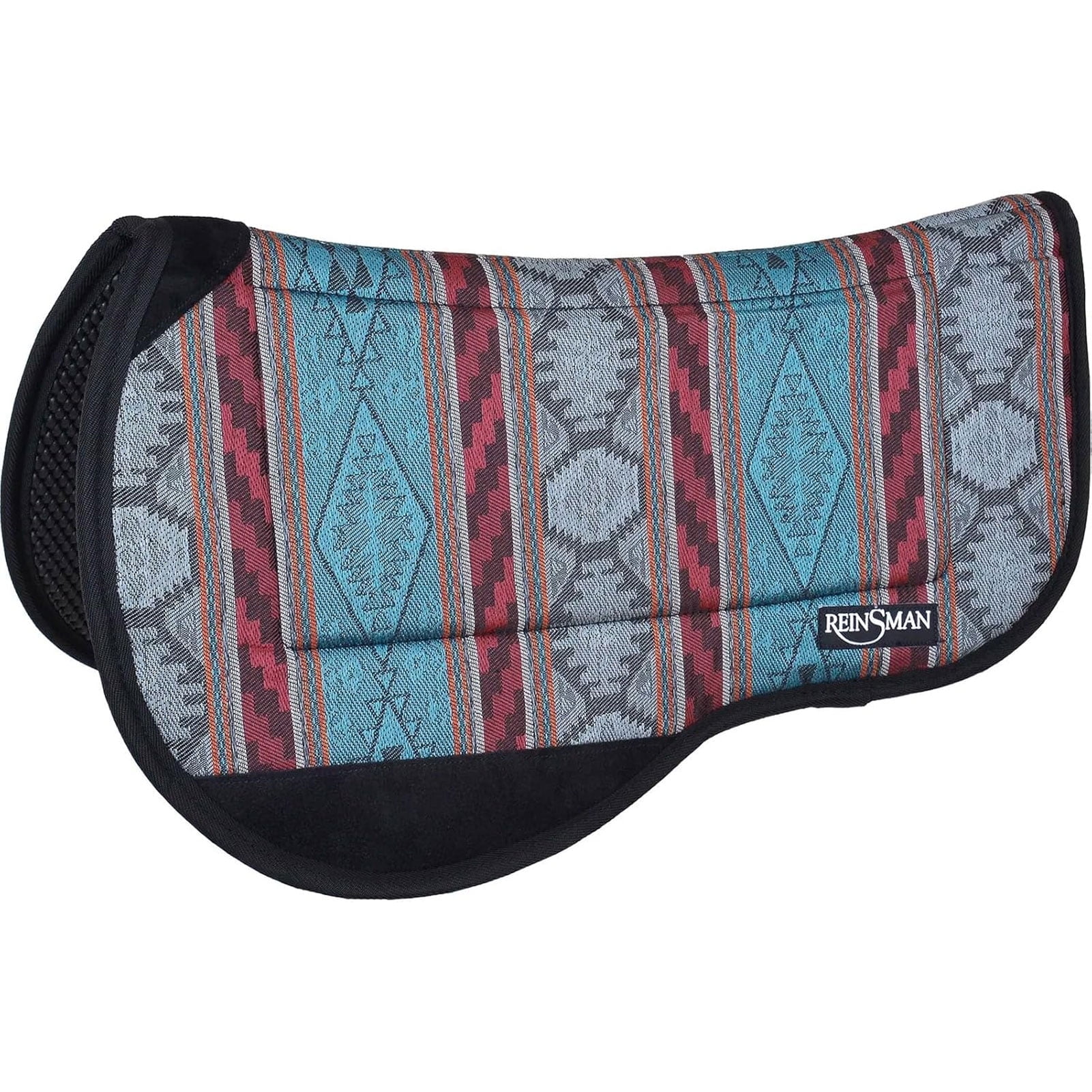 CIRCLE Y Reinsman Tacky Too Diablo Teal Contoured Trail Pad (22609T ...