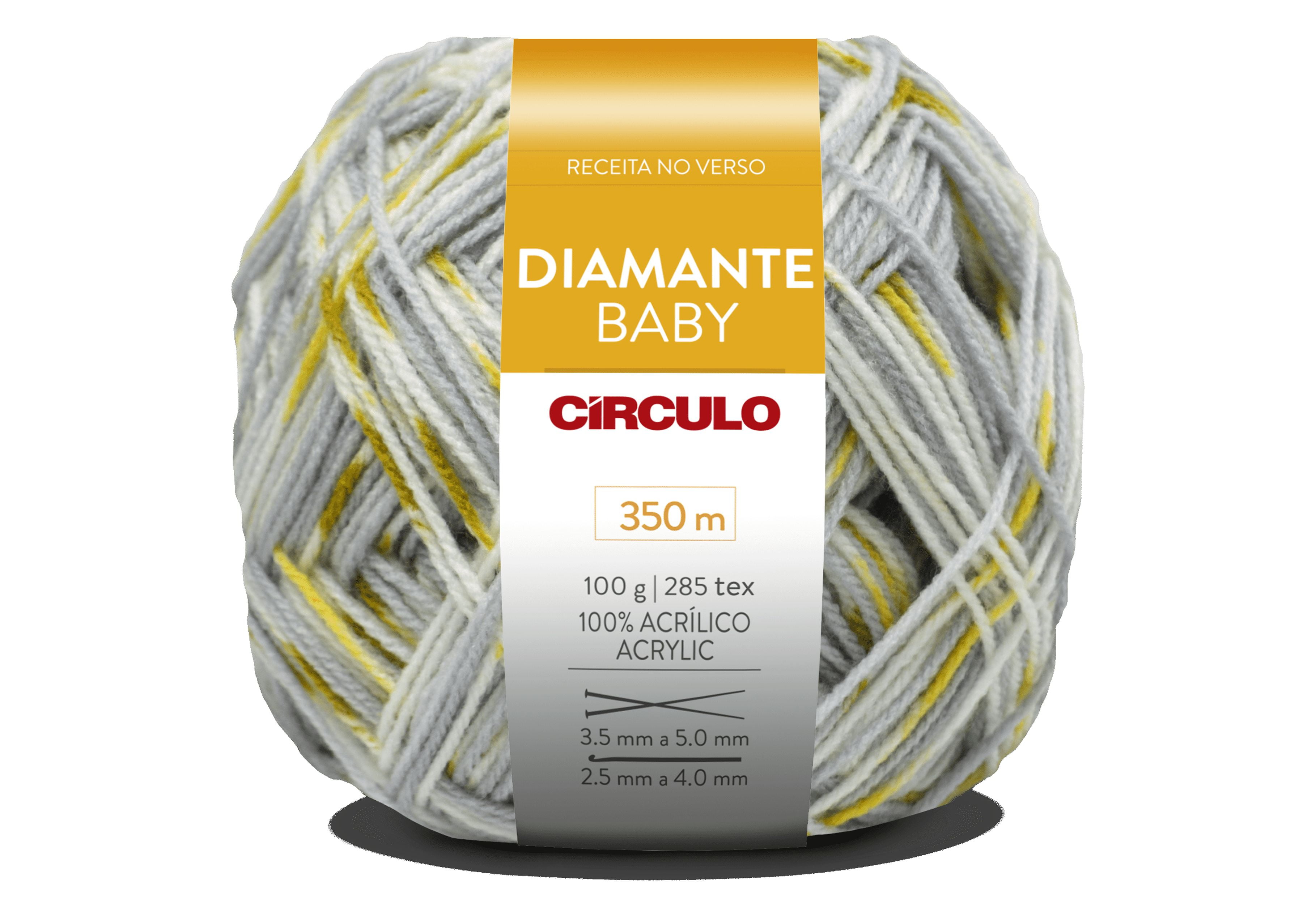 CIRCULO Diamante Baby Royalty, 100% Acrylic & Delicate Yarn - Ideal for ...