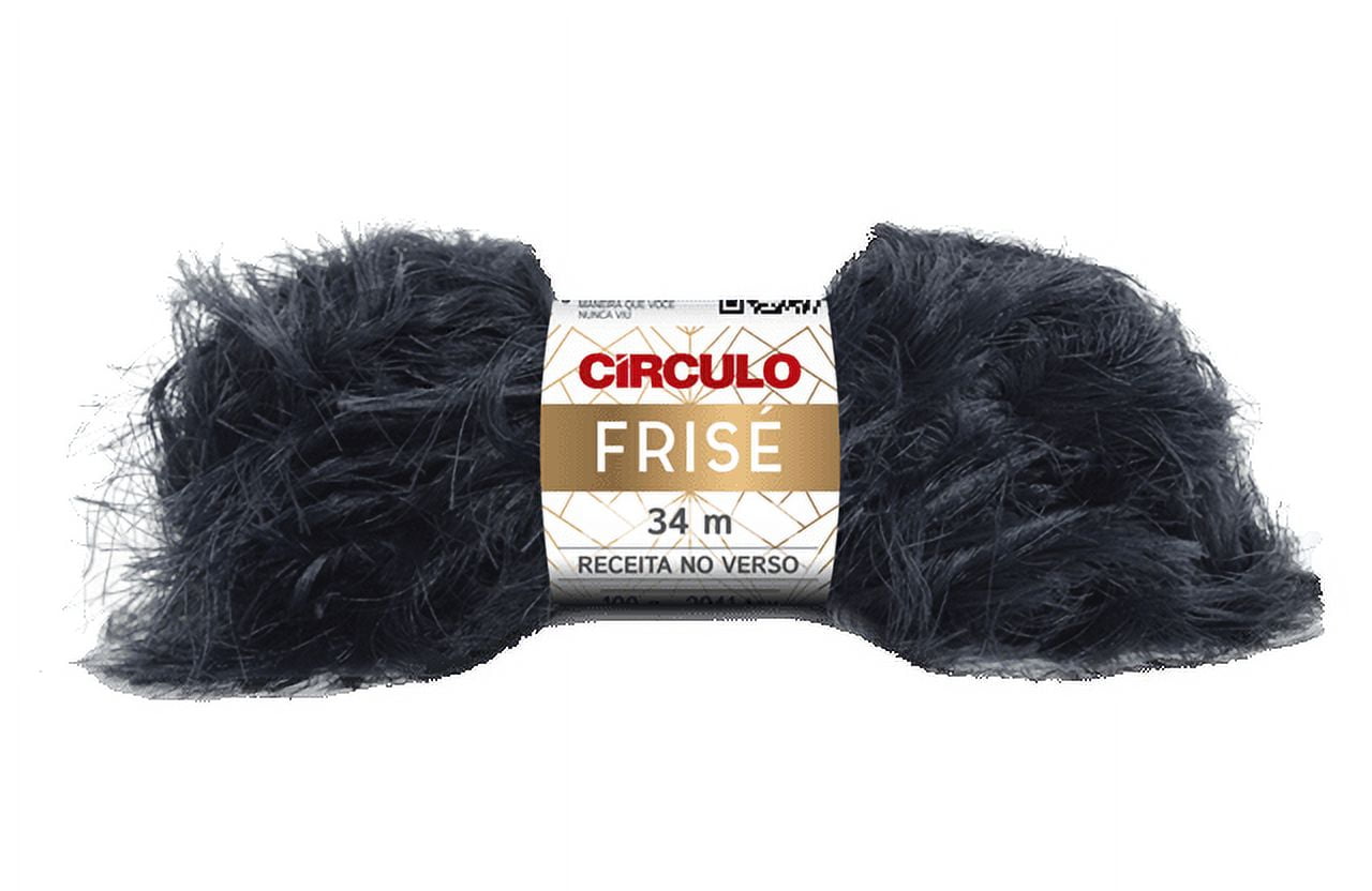 CIRCULO Frise Eyelash Fun Fur Yarn - Blended Yarn - 37.2 yds, 3.5 oz ...