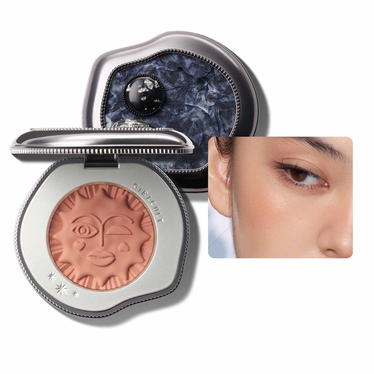 GIRLCULT Emotion Multifunctional Cream Blush, Silky, Buildable Blush ...