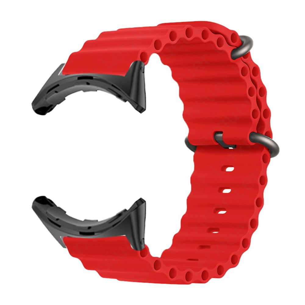 CIRUTVAL Silicone Ocean Strap Compatible with Google Pixel Watch Band ...