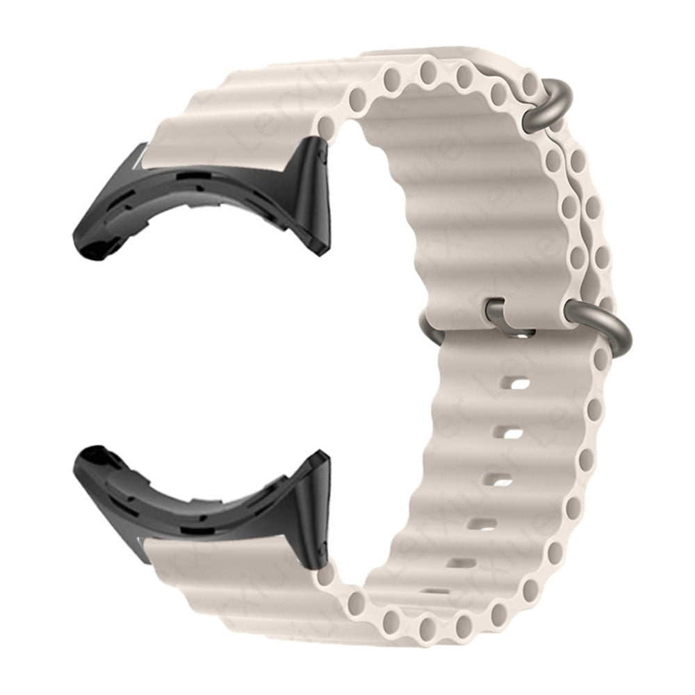 CIRUTVAL Silicone Ocean Strap Compatible with Google Pixel Watch Band ...