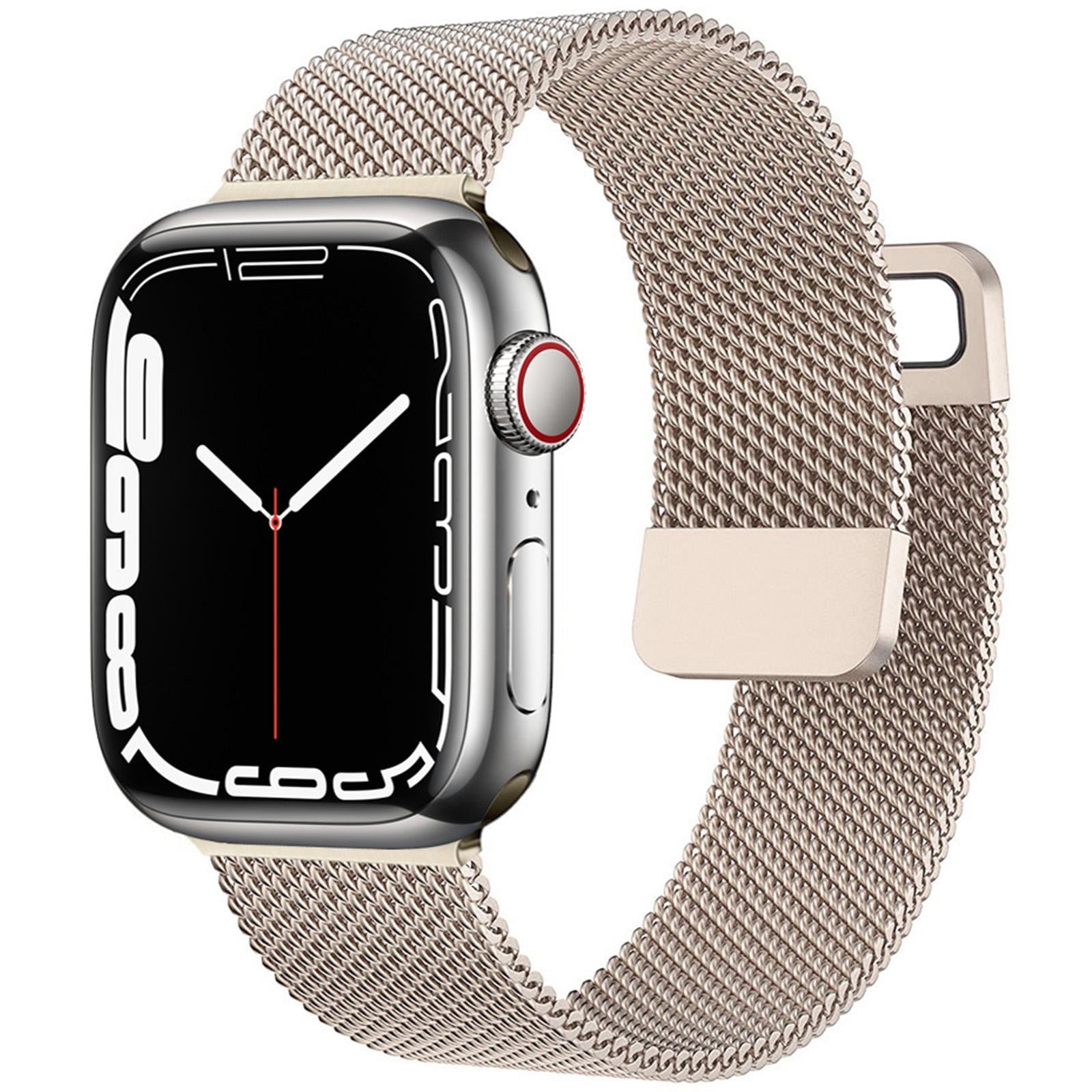 CIRUTVAL Stainless Steel Mesh Magnetic Metal Band Compatible with Apple ...