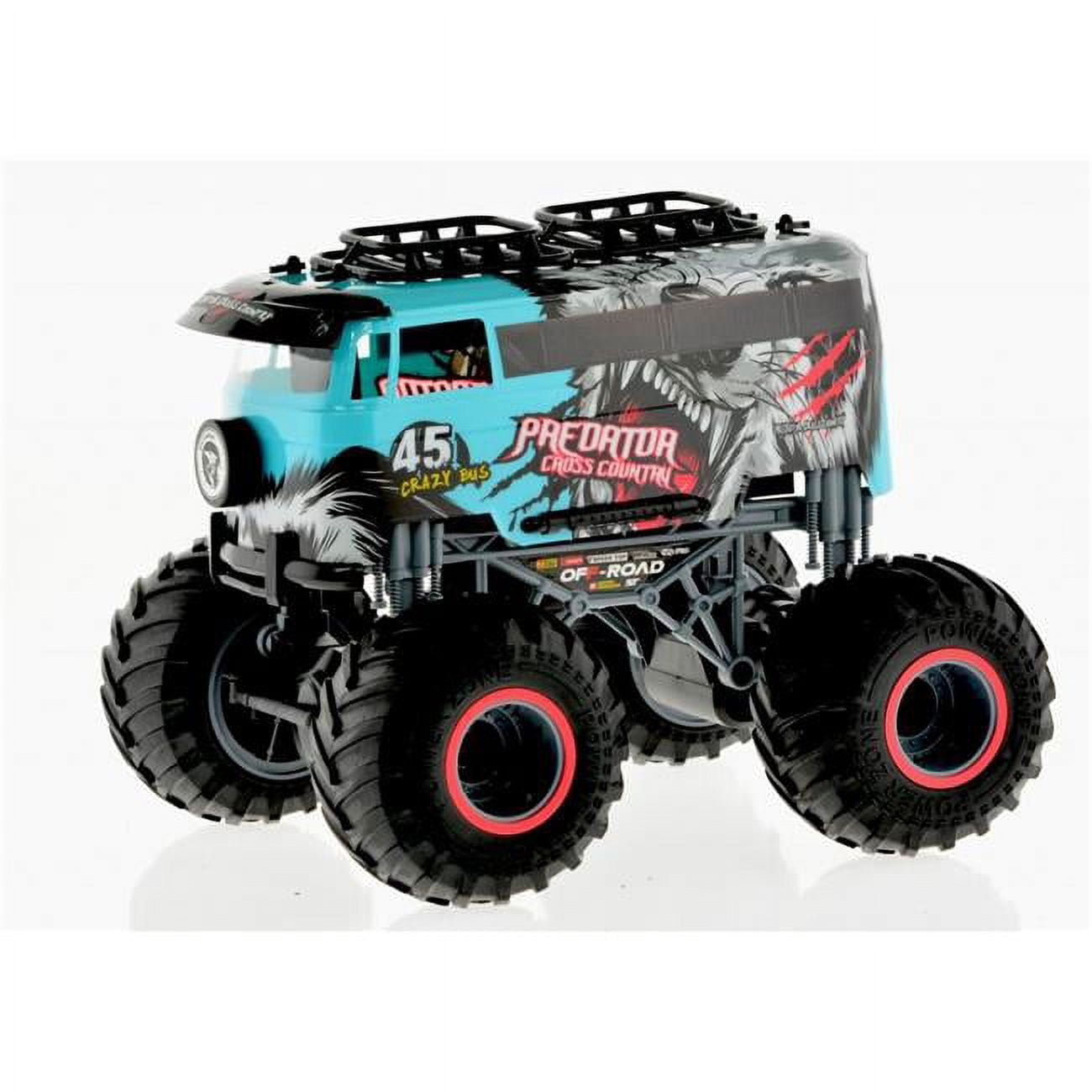 CIS-Associates 333-19161B-B 1-16 Scale Big Wheel Toy Truck with VW Bus ...