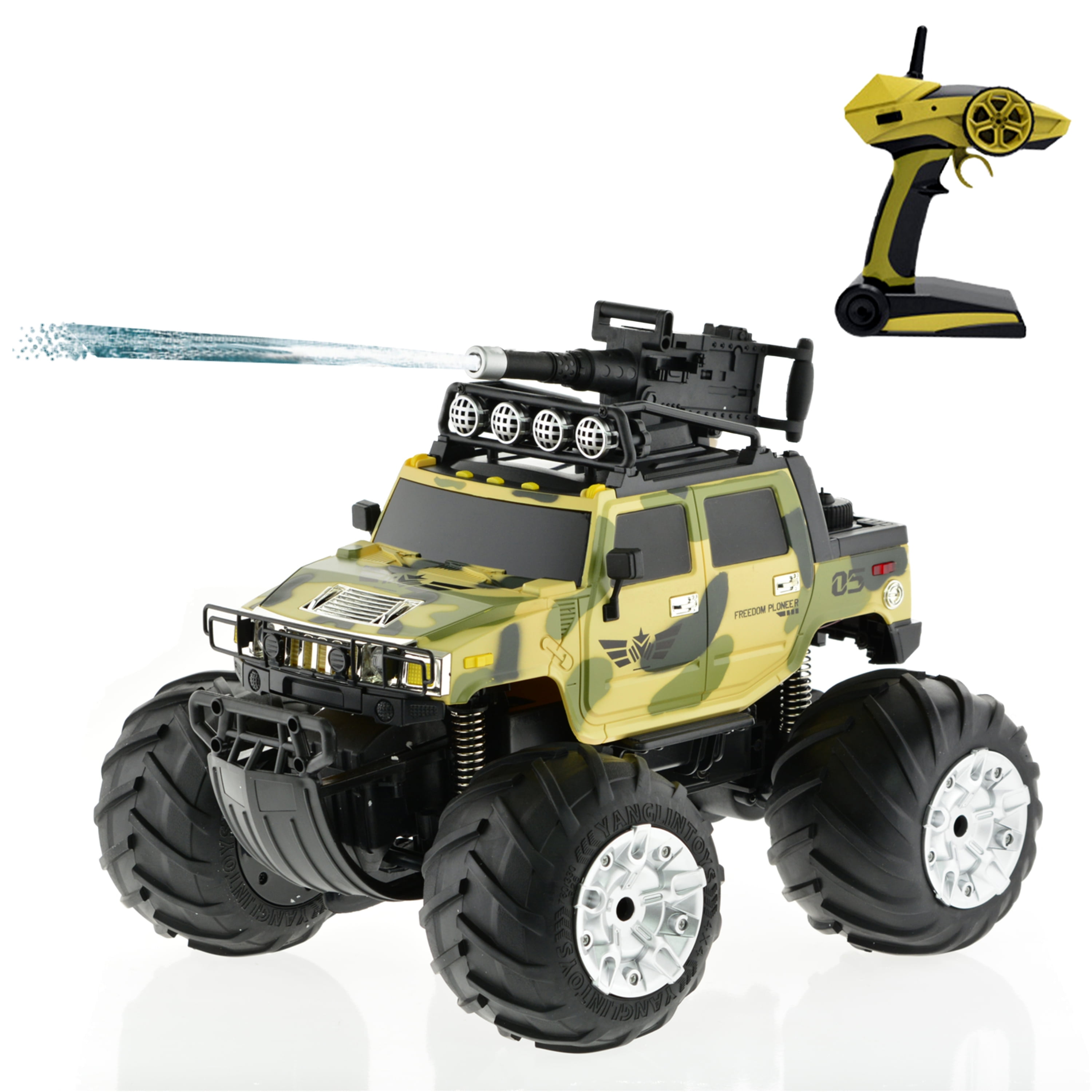 1:12 RC Amphibious stunt Pickup Truck with Remote Water cannon ...