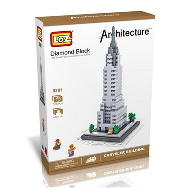 CIS 9381 Chrysler Building Model- Micro Blocks Set - Walmart.com