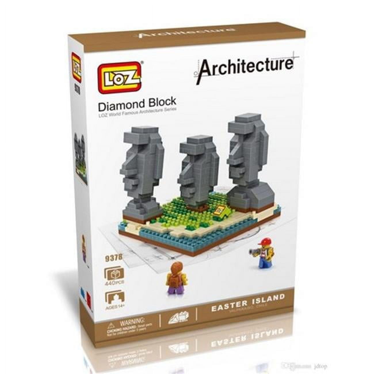 CIS Easter Island Model, Micro Building Blocks Set - Walmart.com