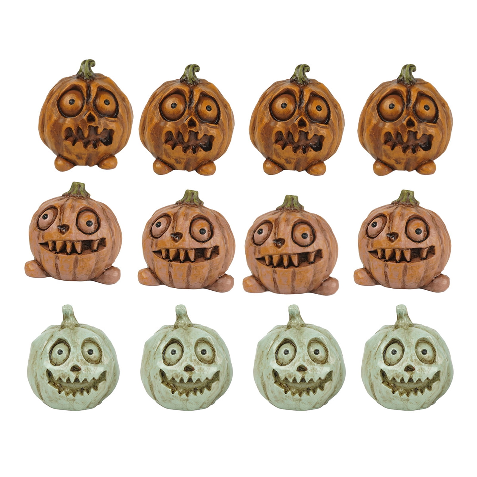 CISIL Halloween Pumpkin Flower Pot Decoration Resin Ornaments ...
