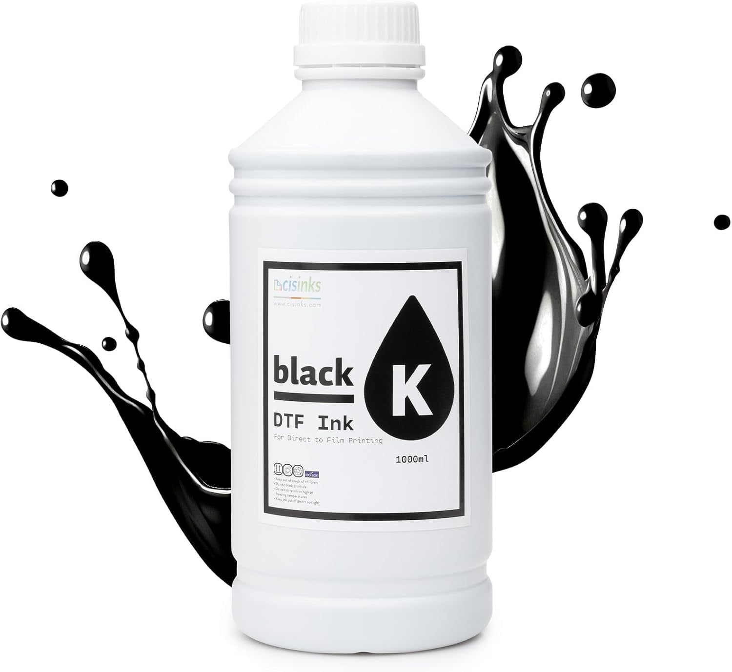 CISinks Premium DTF Ink Bottle Refill Set 1000ML- Direct to Film Heat ...
