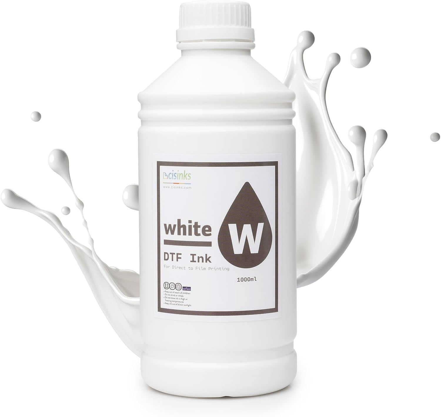 CISinks Premium DTF Ink Bottle Refill Set 1000ML- Direct to Film Heat ...