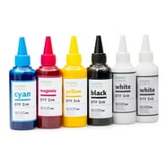 CISinks Premium DTF Ink Bottle Refill Set 1000ML- Direct to Film Heat ...