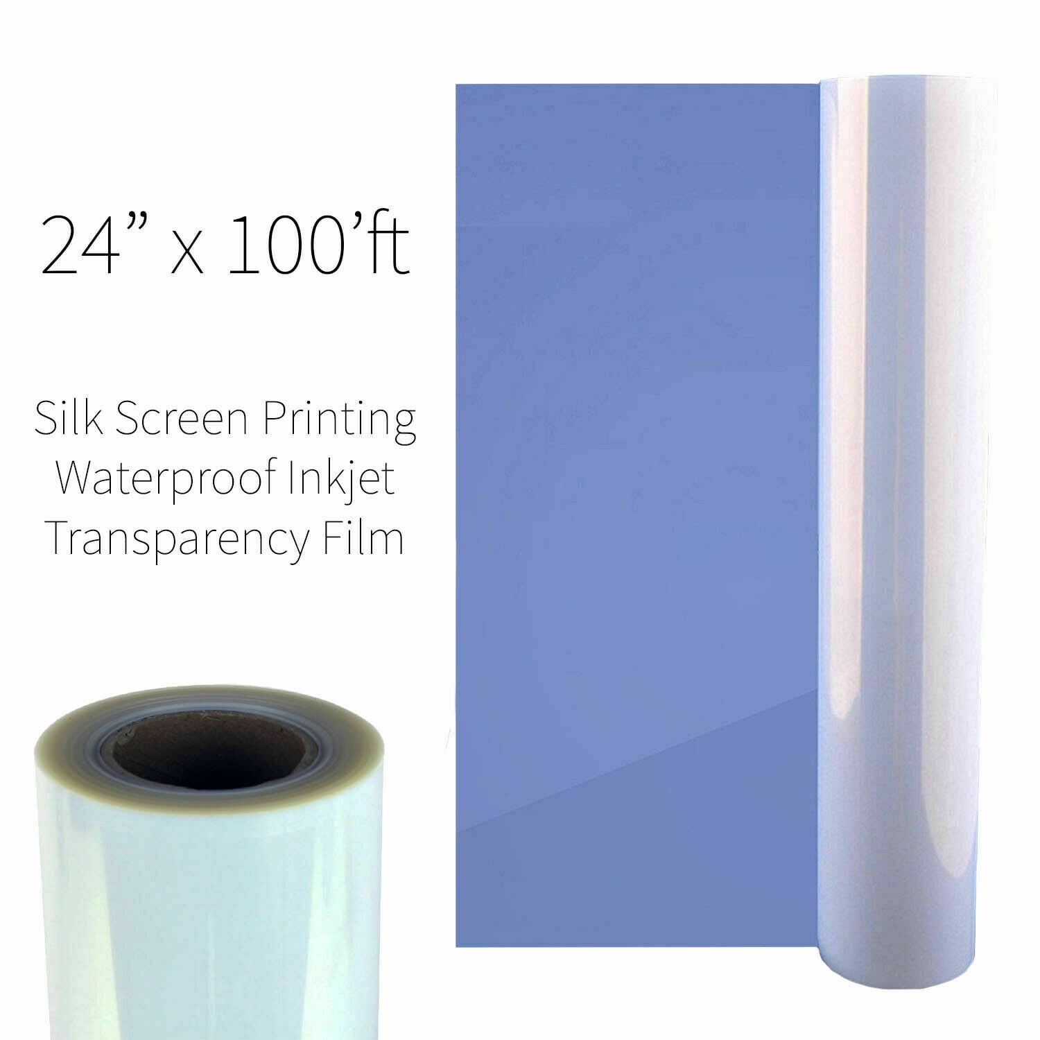 CISinks Waterproof Universal Inkjet Transparency Film for Printing Silk ...
