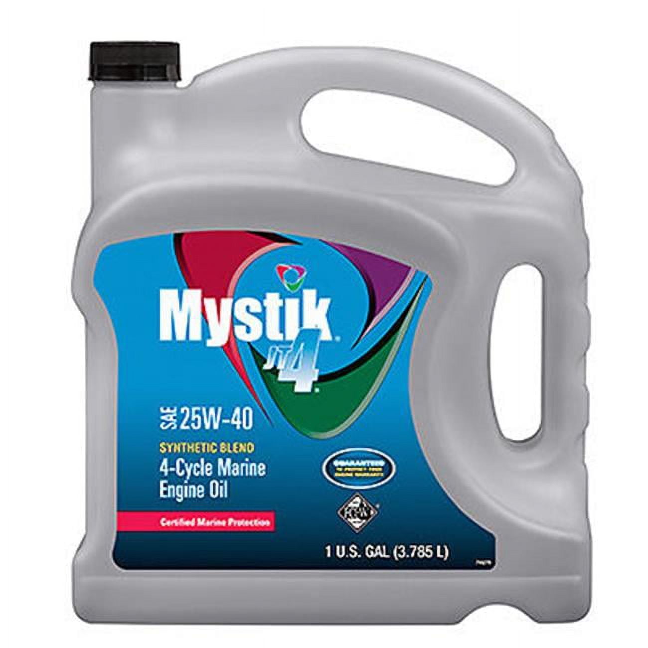 CITGO Petroleum Mystik JT-4 25W40 Synthetic 4 Cycle Marine Engine Oil ...