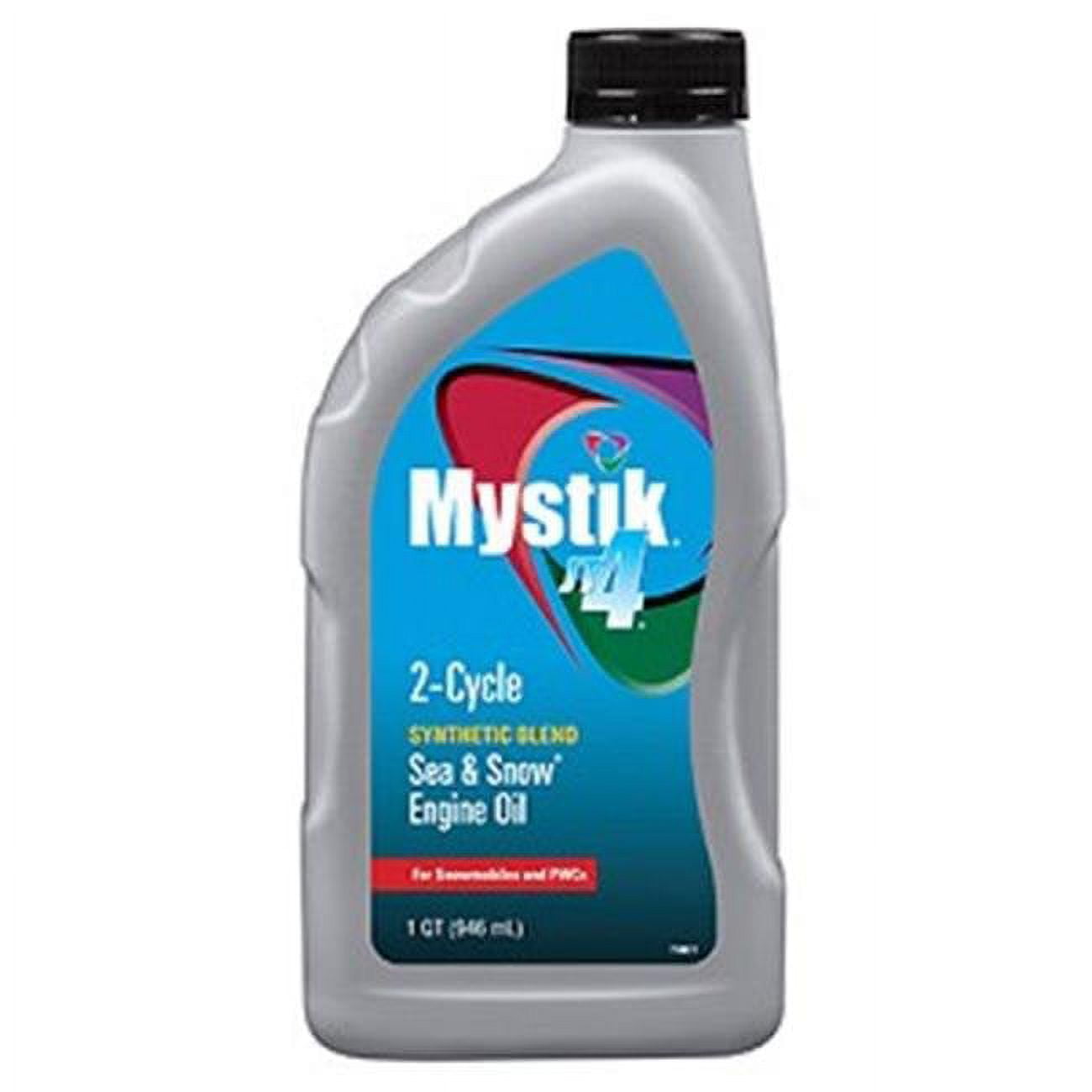 CITGO Petroleum 1 qt Mystik JT-4 2 Cycle Sea & Snow Engine Oil ...