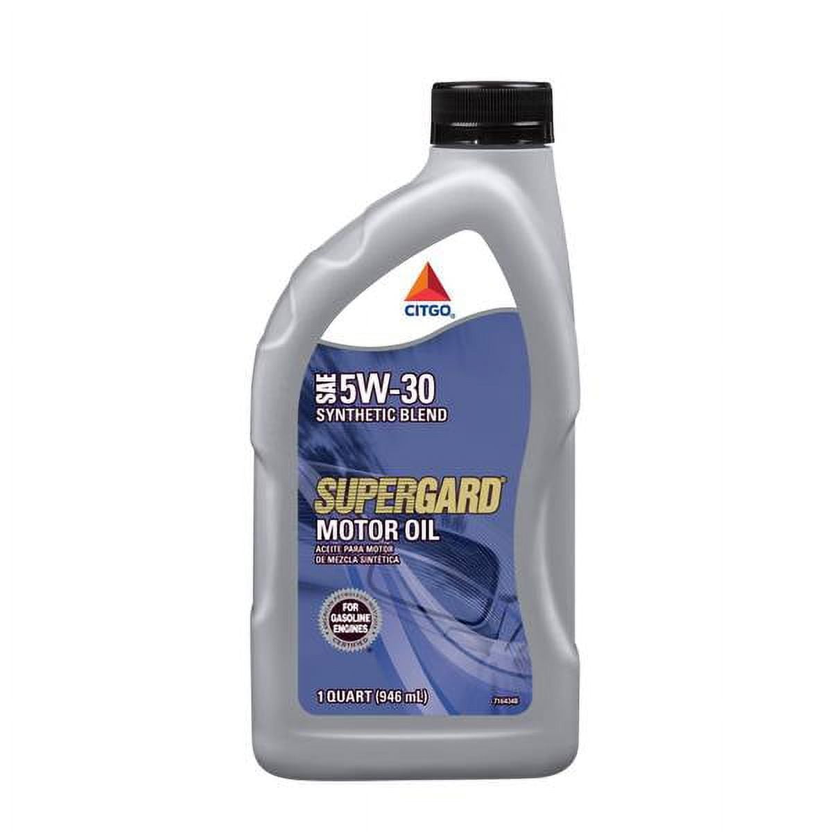 CITGO Supergard 5W30 Synthetic Blend Motor Oil - Walmart.com