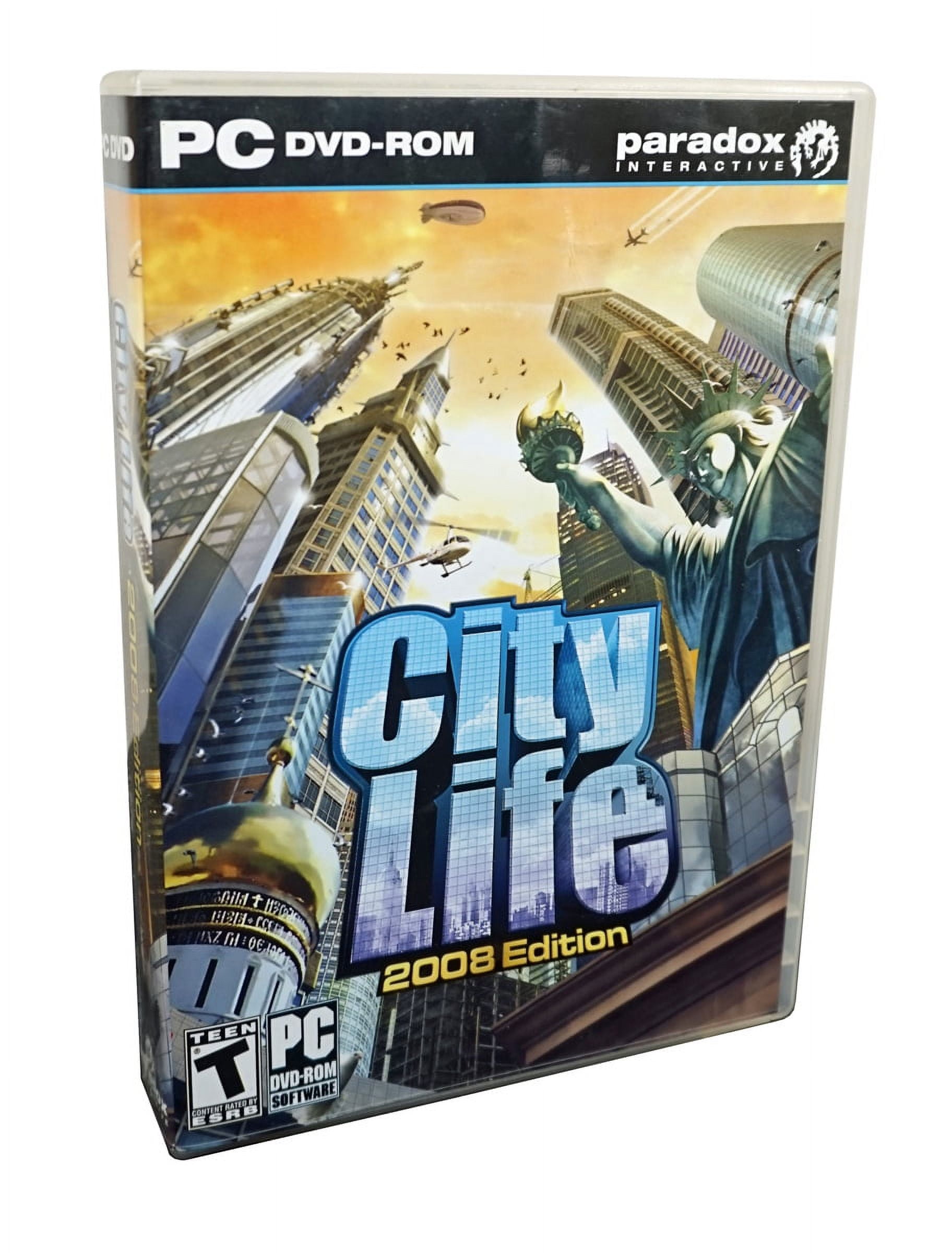 CITY LIFE 2008 - PC DVD-Rom - Gigantic City Building Sim Game - Walmart.com