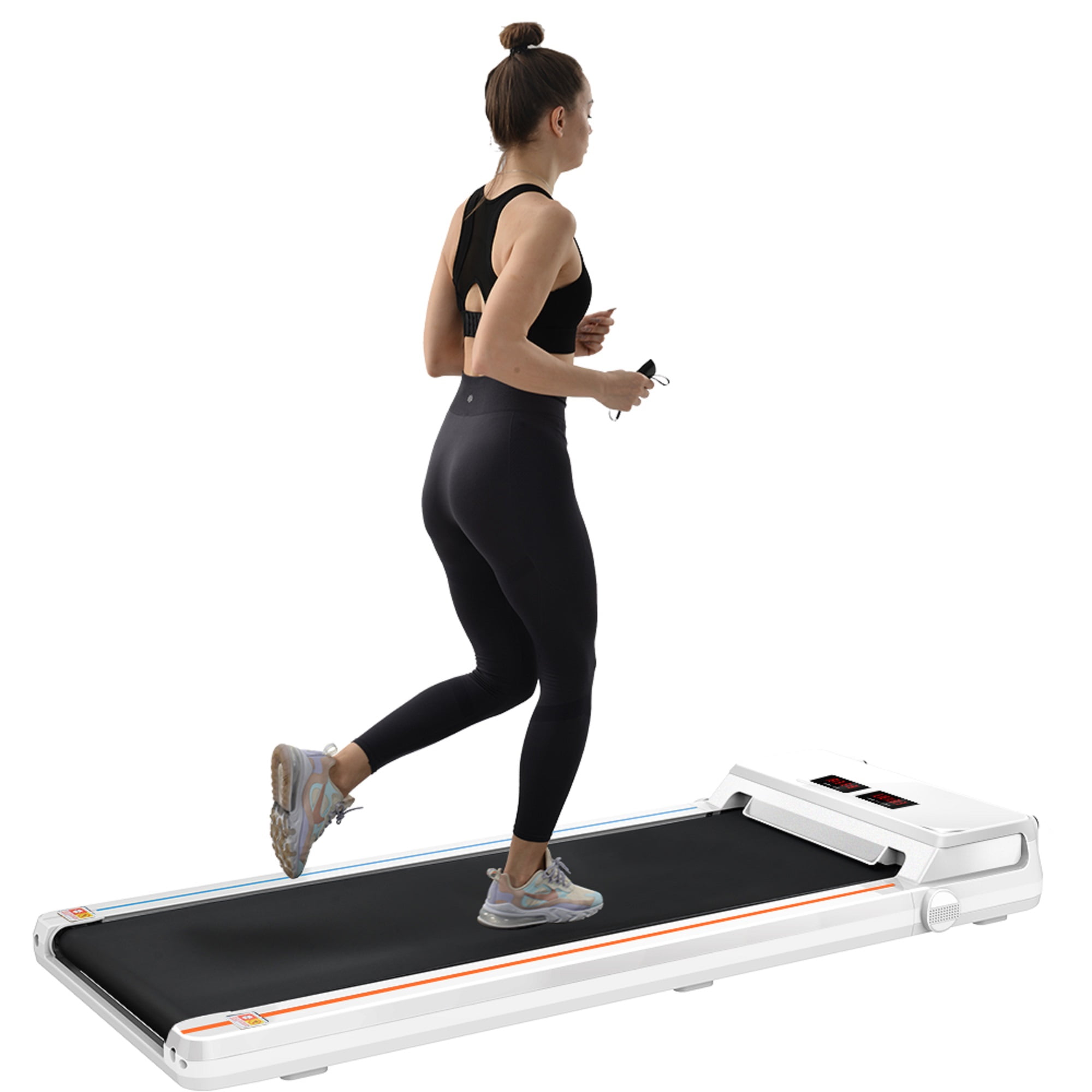 CITYLE Portable Electric Treadmill, 2.5HP Under Desk Walking Pad Remote ...