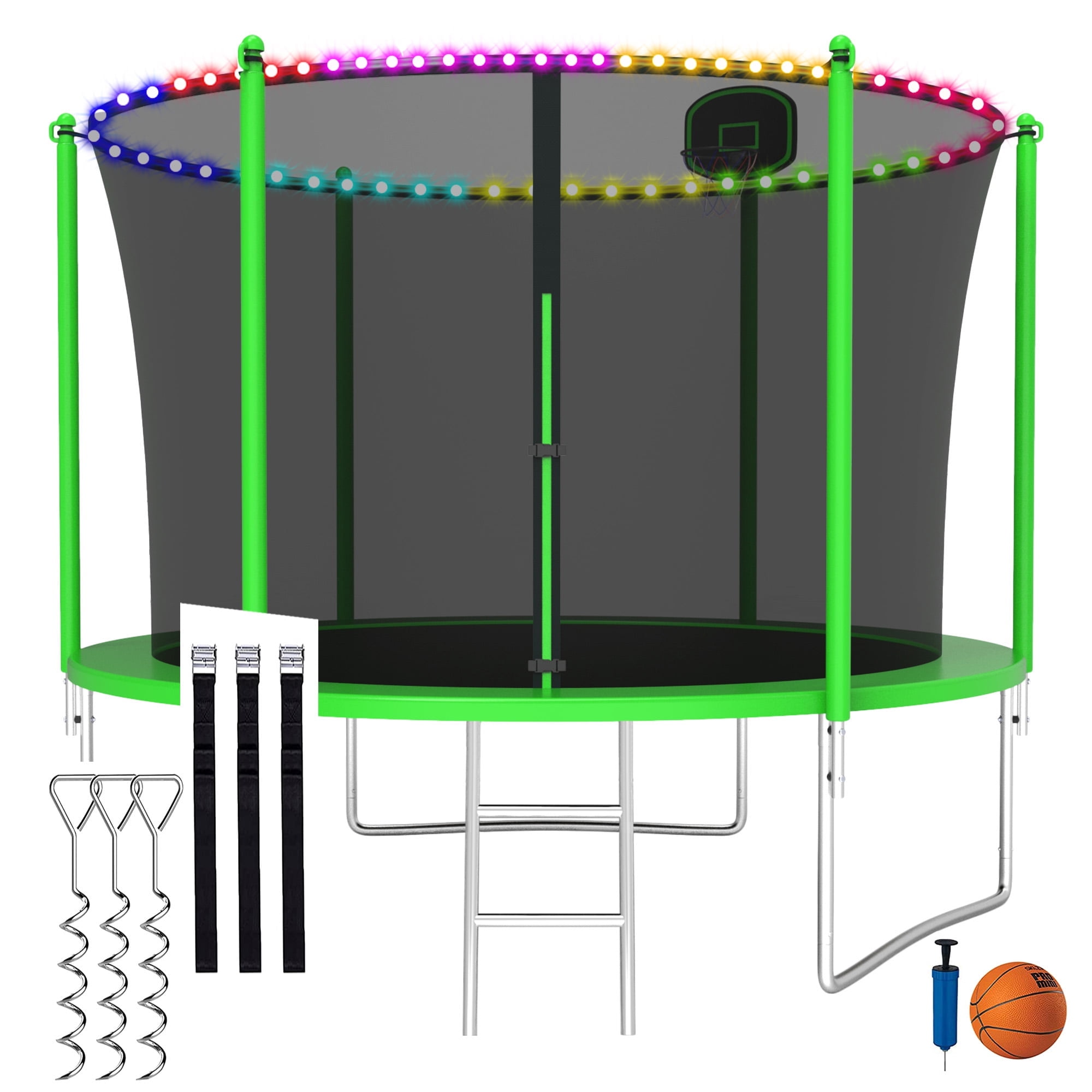 CITYLE Trampoline 10FT Trampoline for Kids and Adults, Outdoor ...