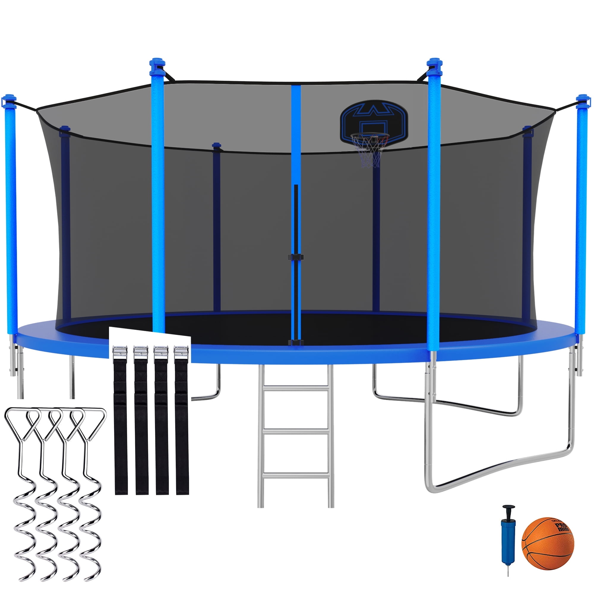CITYLE Trampoline 14FT Trampoline for Kids and Adults, Outdoor ...