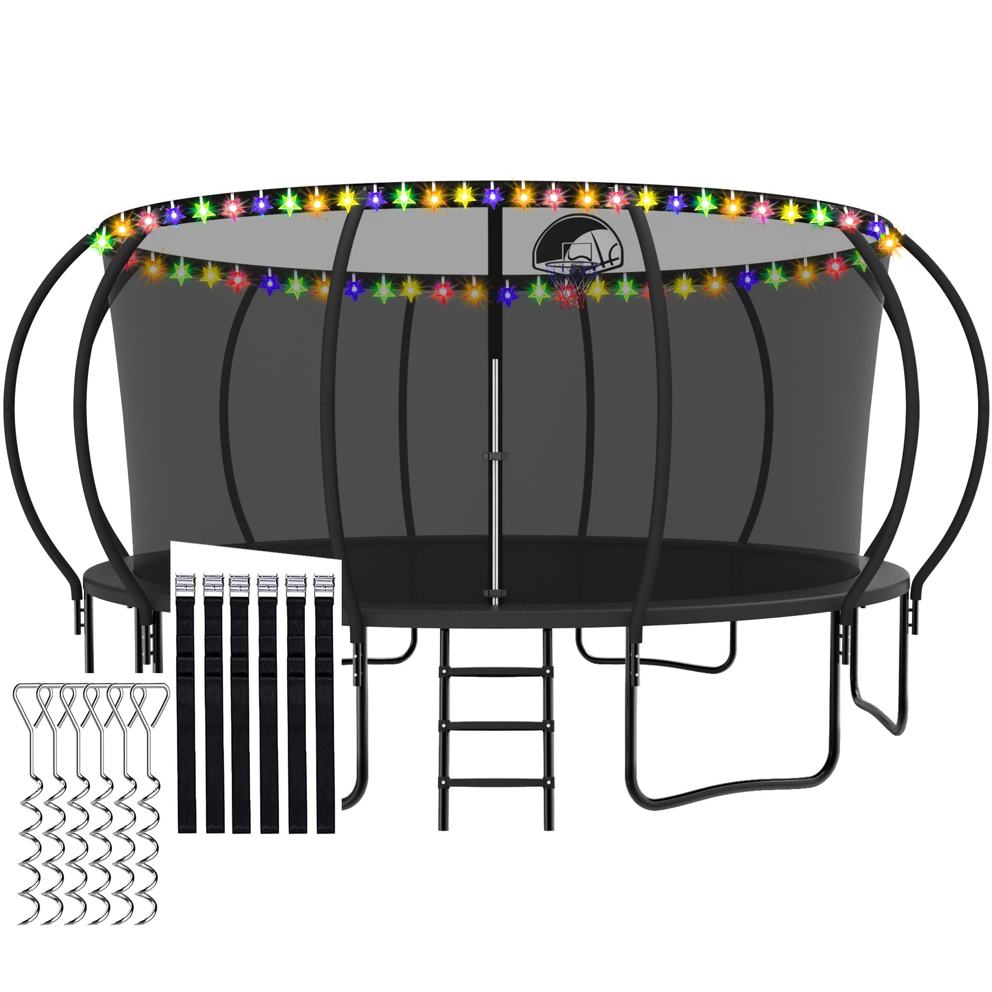 Skywalker Trampolines Oval 14 x 16 Foot Trampoline, Blue - Walmart.com