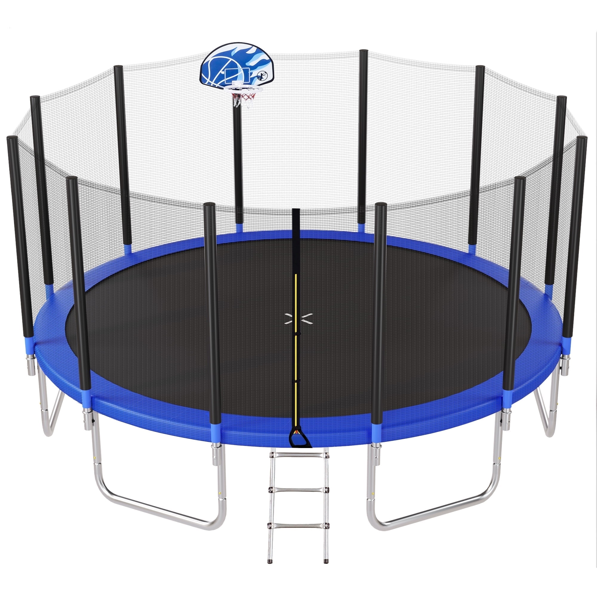 CITYLE Trampoline 16FT 1400lbs for 8-10 Kids and Adults, 16FT ...