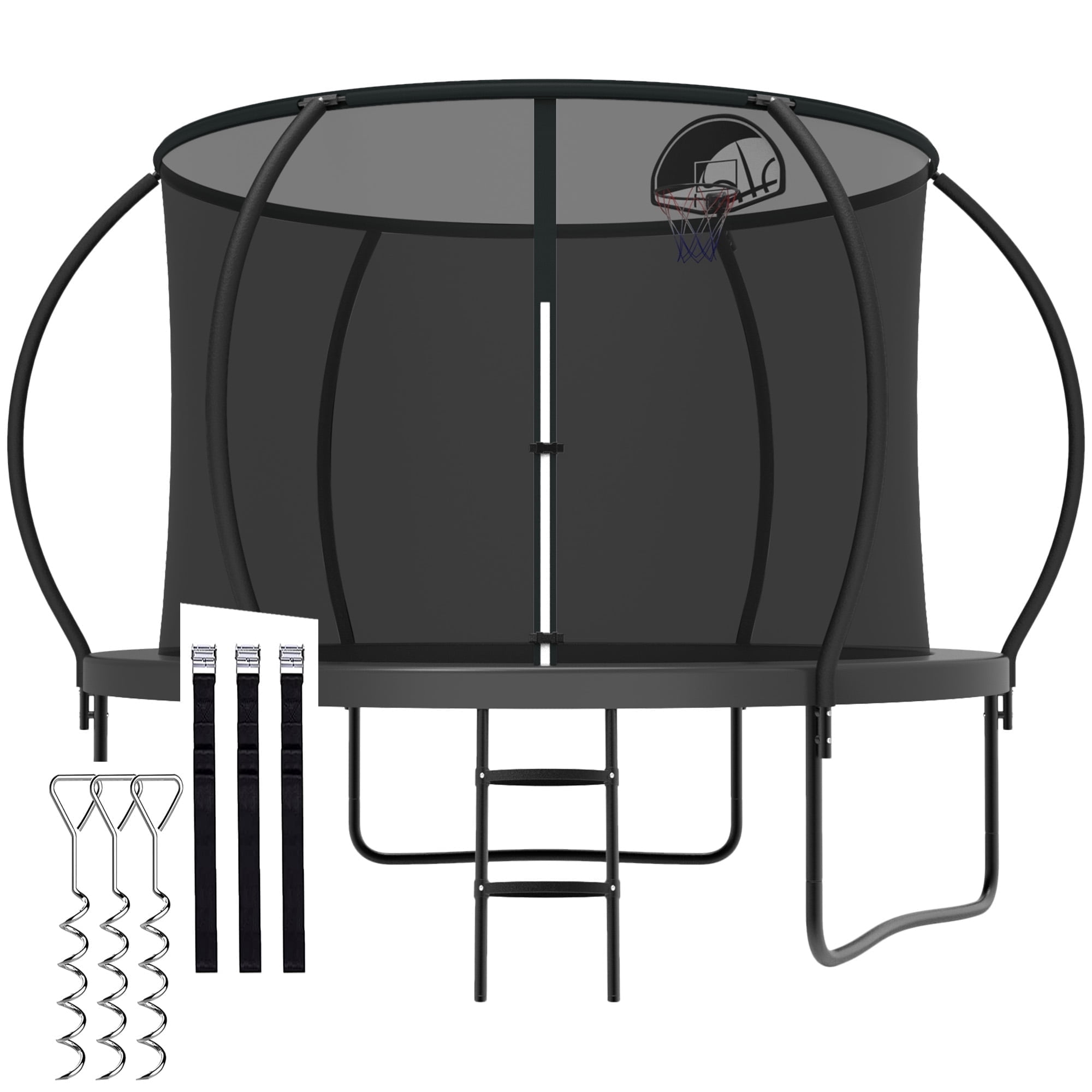 CITYLE Trampoline 8FT 10FT 1000LBS Trampoline for Adults Kids ...