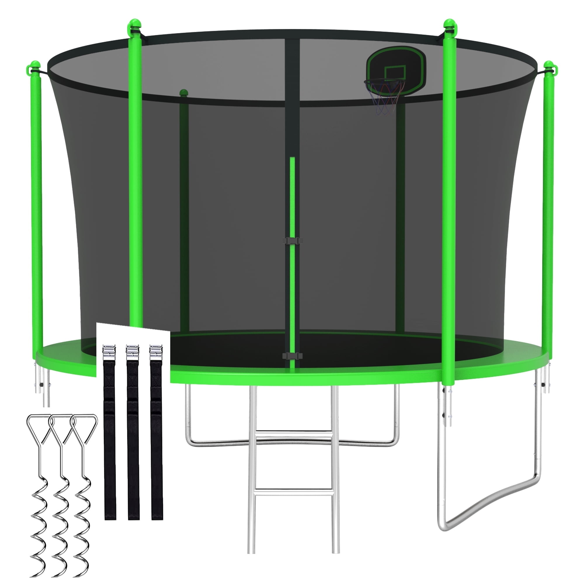 CITYLE Trampoline 8FT 10FT 1000LBS Trampoline for Adults Kids ...