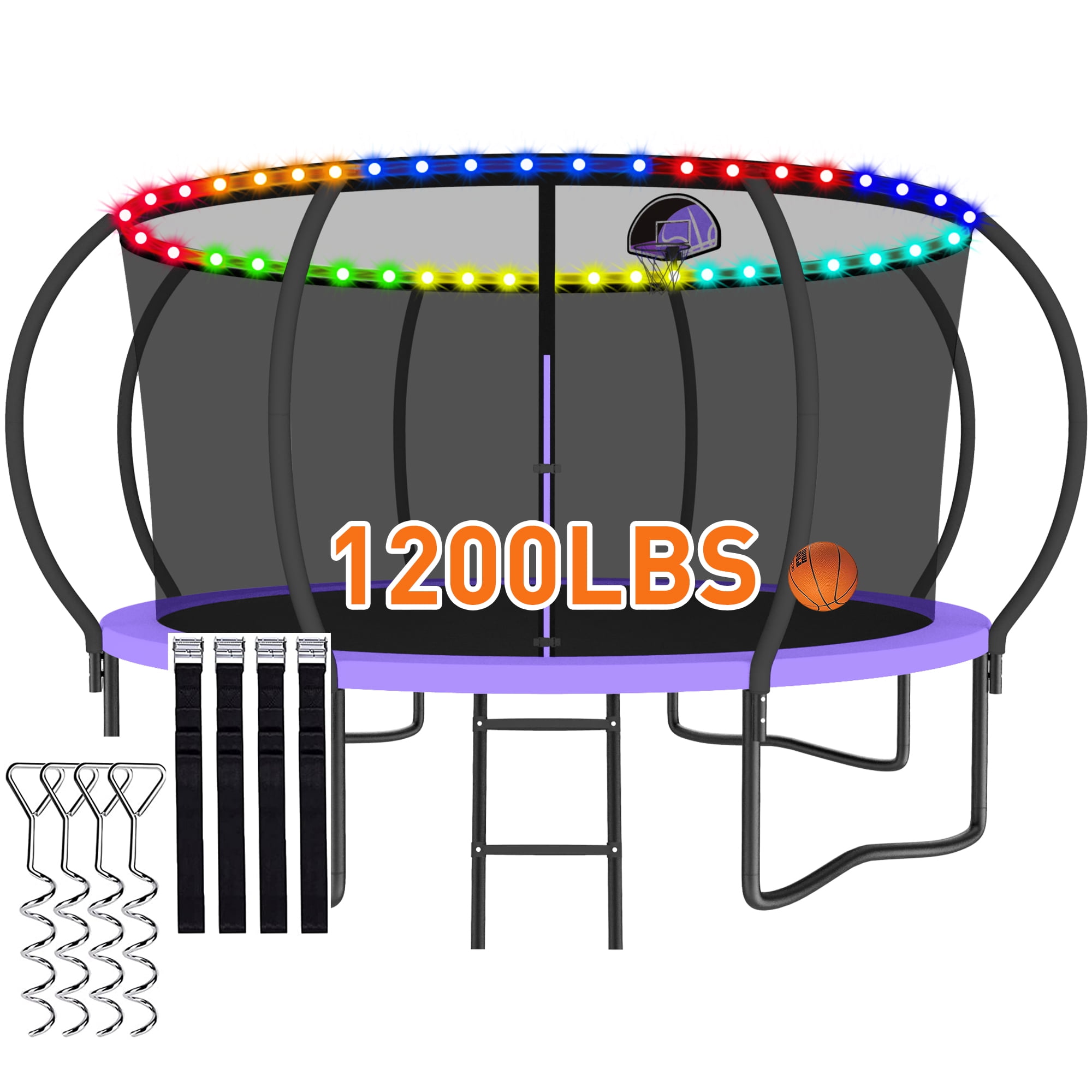 CITYLE Trampoline 1500LBS 12 14 15 16 FT Trampoline for Kids and Adults ...