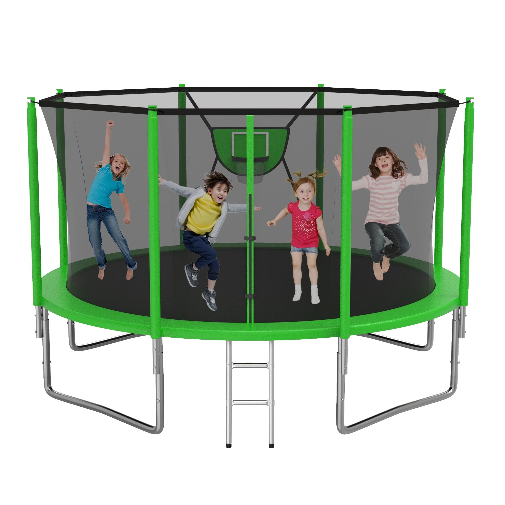 CITYLE 2023 Upgraded 14FT Trampoline with Enclosure, Anti-Rust, Heavy ...