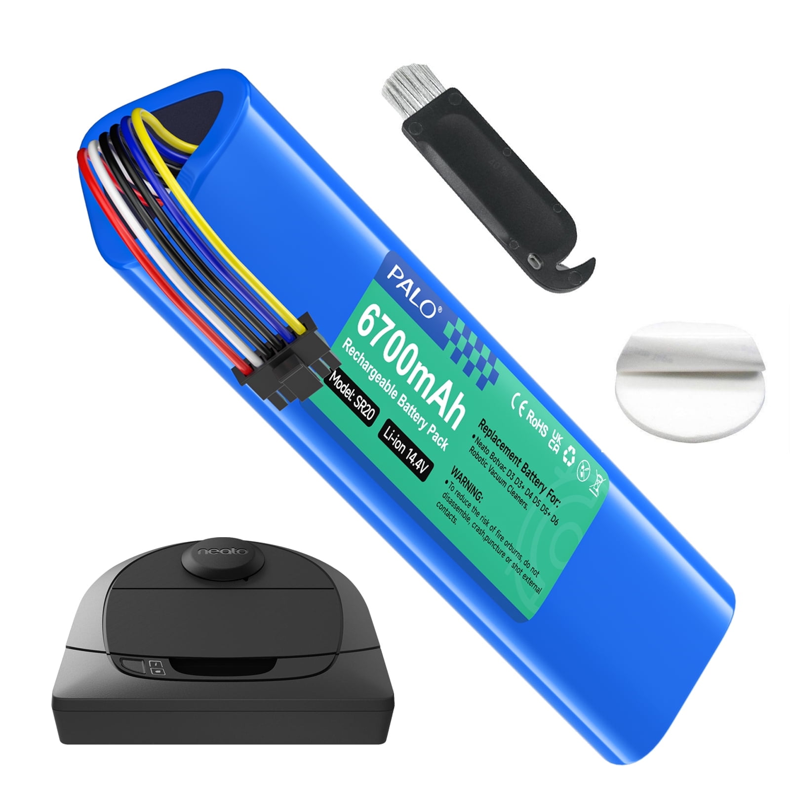 CITYORK 14.8V 2600mah Lithium Batteries For A4 A4s V7s A6 V7sPlus A9 ...