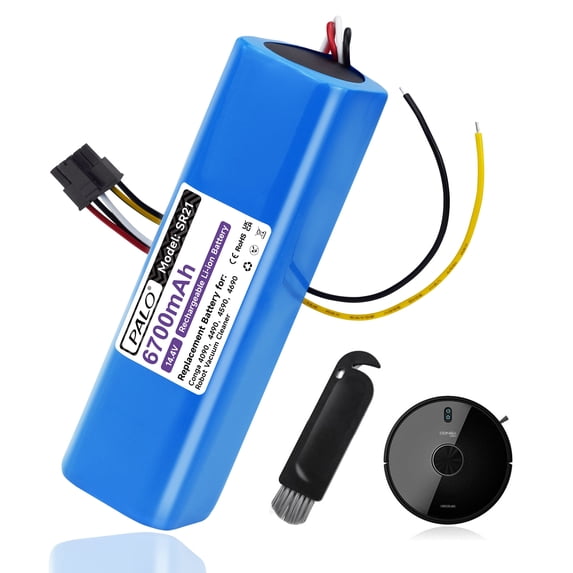 CITYORK 14.8V Rechargeable Li-ion 6700mAh Sweeping Mopping Battery for ...