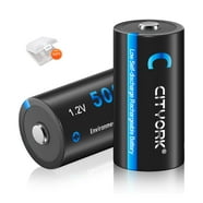 Energizer Rechargeable C Batteries (2 Pack), C Cell Batteries - Walmart.com