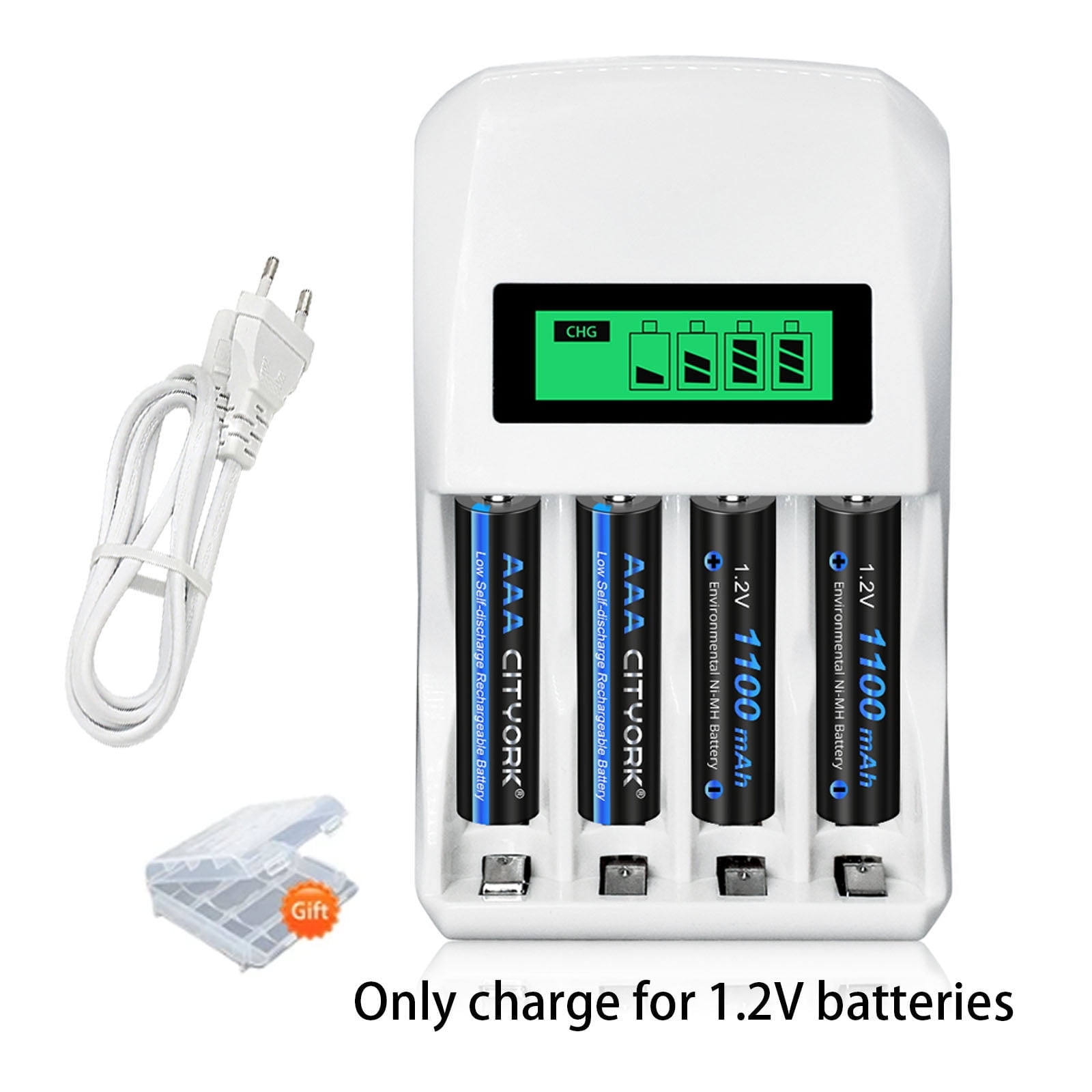 CITYORK Rechargeable Batteries for Breakroom Kitchen Timers - Walmart ...